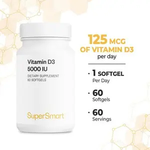 SUPERSMART Vitamin D3 5000 Iu Per Day