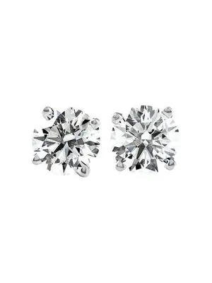 BLISS DIAMOND 14k Gold 3 Ct. Lab Grown Diamond Stud Earrings - 14k White Gold