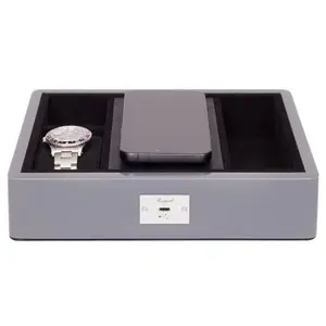 RAPPORT LONDON Formula Wireless Charging Tray - Grey