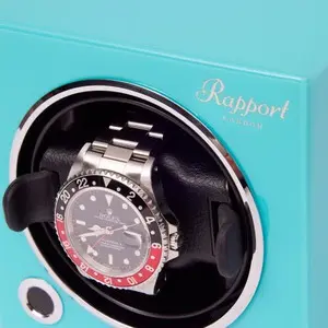 RAPPORT LONDON Evolution Single Watch Winder - Turquoise