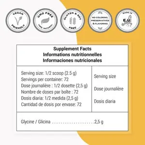 SUPERSMART Glycine Supplement