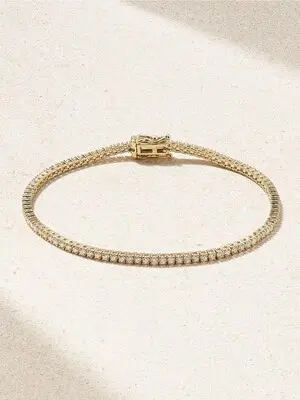 SYDNEY EVAN 14-karat Diamond Tennis Bracelet - Gold
