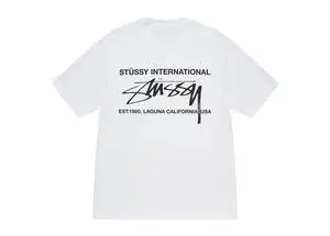 StÜssy Smooth International T-shirt - White