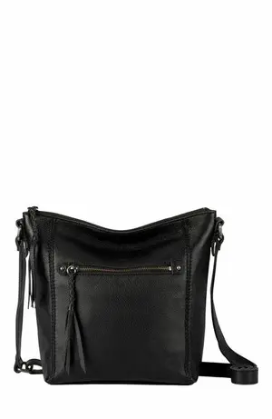 THE SAK Ashland Leather Crossbody Bag - Black