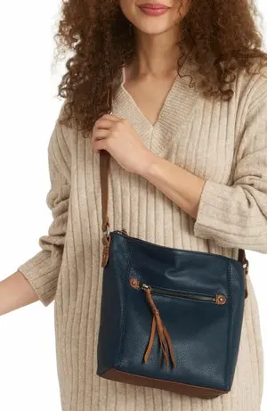 THE SAK Ashland Leather Crossbody Bag - Lagoon