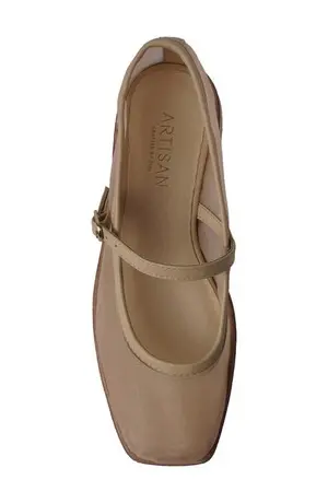 ARTISAN CRAFTED BY ZIGI Quiley Mary Jane Pumps - Nude Fabri