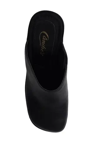 CANDIE'S Nichola Platform Wedge Clogs - Black