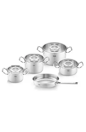FISSLER Original-profi Collection Set With Glass Lids - Stainless Steel