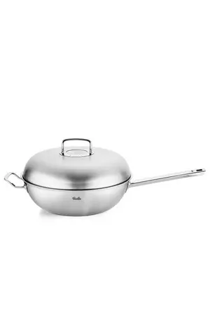 FISSLER Original-profi Collection Multi Ply Wok With High Dome Metal Lid - Stainless Steel