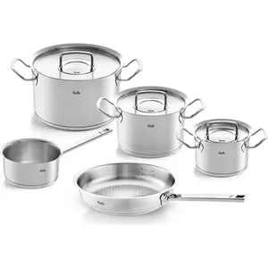 FISSLER Original-profi Collection Set With Metal Lids - Stainless Steel