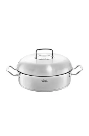 FISSLER Original-profi Collection Quart Round Roaster With High Dome Metal Lid - Stainless Steel