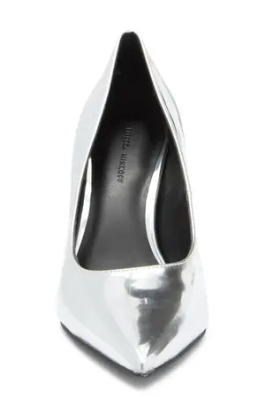 Rebecca Minkoff West Pointed Toe Pump - Silver