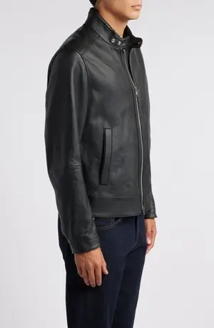 BOSS Mansell Leather Jacket
