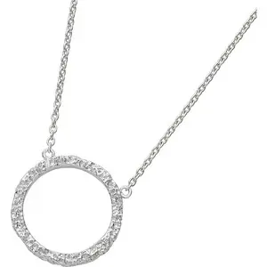 LUCY QUARTERMAINE Hula Single Pendant Necklace - Sterling Silver