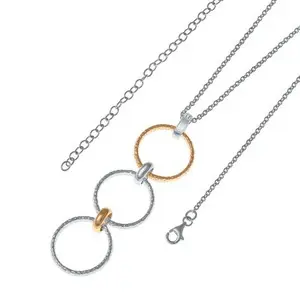 LUCY QUARTERMAINE Triple Hula Long Pendant Necklace - Multi Color