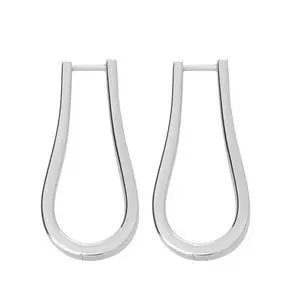LUCY QUARTERMAINE Petal Hoop Earrings - Sterling Silver