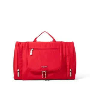 BAGGALLINI Travel Toiletry Kit Cosmetic Bag - Scarlet