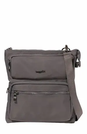 BAGGALLINI Crossbody Bag With Rfid Wristlet - Smoke Twill