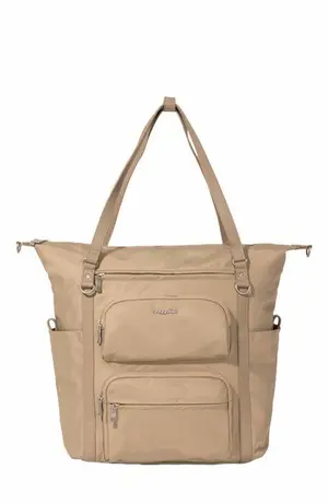 BAGGALLINI Nolita Convertible Backpack - Taupe Twill