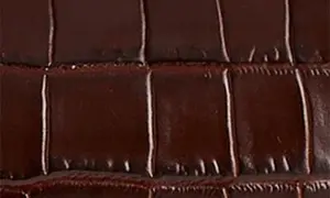 Madewell Sculptural Buckle Croc Embossed Leather Shoulder Bag