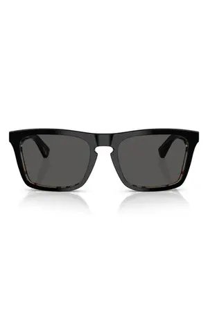 Burberry 57mm Square Sunglasses - Dark Grey