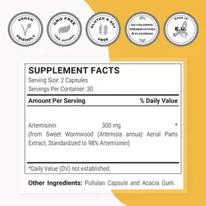 SUPERSMART Artemisinin Supplement 300mg
