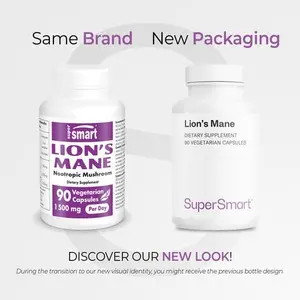 SUPERSMART Lion's Mane 1500mg Per Day