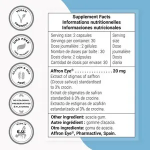 SUPERSMART Affron Eye 20mg Per Day