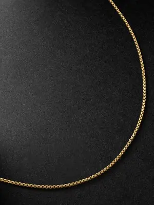 ALEX MOSS 20-inch 14-karat Box Chain Necklace - Gold