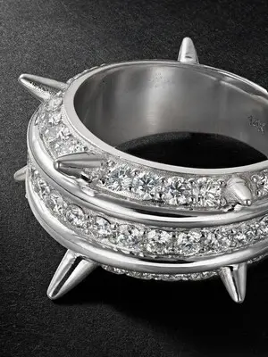 ALEX MOSS Destroyer 14k Diamond Ring