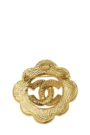 Chanel Gripoix 'cc' Brooch