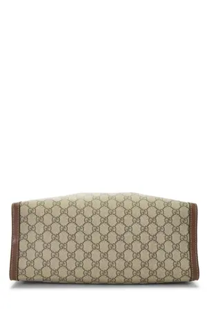 Gucci Gg Supreme Canvas Padlock Shoulder Bag