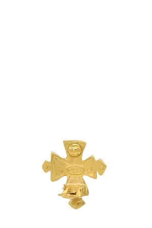 Chanel Tone Cc Cross Clip-on Earrings