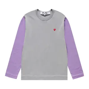 Play Comme Des Garcon Long-sleeve T-shirt - Grey