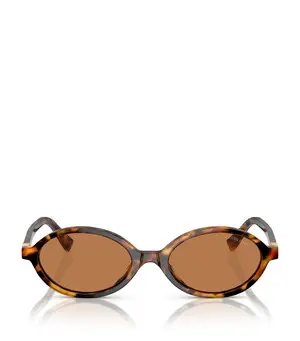 Miu Miu Miu Miu 04zs Sunglasses Brown