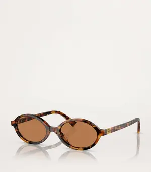 Miu Miu 04zs Sunglasses - Brown