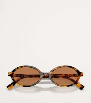 Miu Miu 04zs Sunglasses - Brown