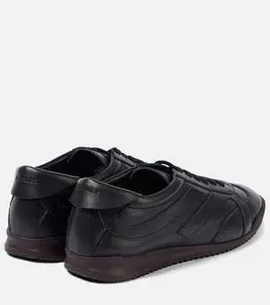 Proenza Schouler Pin Leather Sneakers - Black