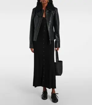 Proenza Schouler Pin Leather Sneakers - Black