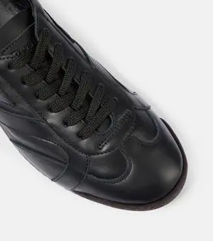 Proenza Schouler Pin Leather Sneakers - Black