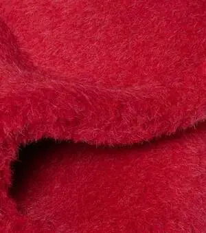 Max Mara Full Teddy Scarf - Red