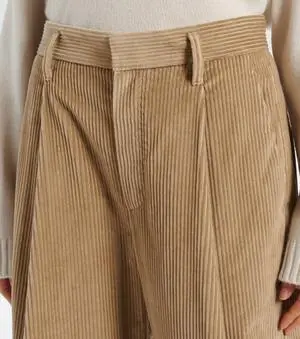Brunello Cucinelli High-rise Cropped Pants