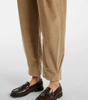 Brunello Cucinelli High-rise Cropped Pants