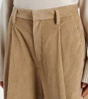 Brunello Cucinelli High-rise Cropped Pants