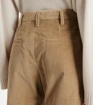 Brunello Cucinelli High-rise Cropped Pants