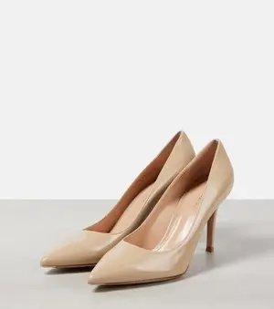GIANVITO ROSSI 85 Patent Leather Pumps