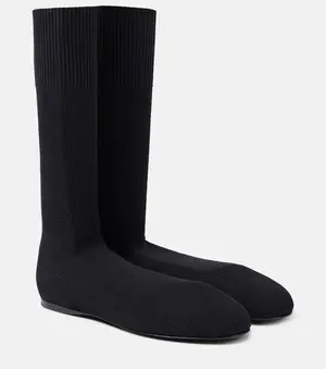 Proenza Schouler Tee Knit Sock Boots - Black