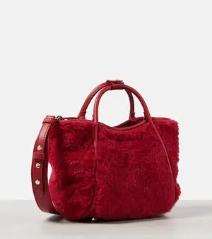 Max Mara Small Teddy Tote - Red