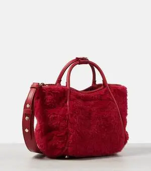 Max Mara Small Teddy Tote - Red