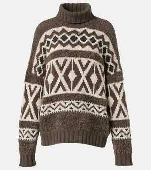 Women's Multicolour Jacquard Sweaters